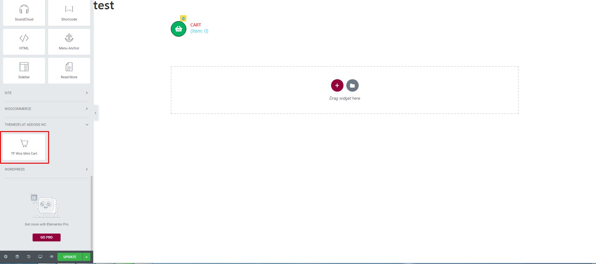 How To Use Woocommerce Mini Cart Widget For Elementor Elementor Addons Widgets